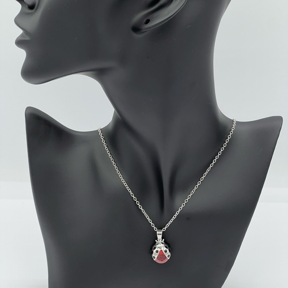 Swarovski | Jewelry | Swarovski Ladybug Lucky Charm Pendant Crystal ...